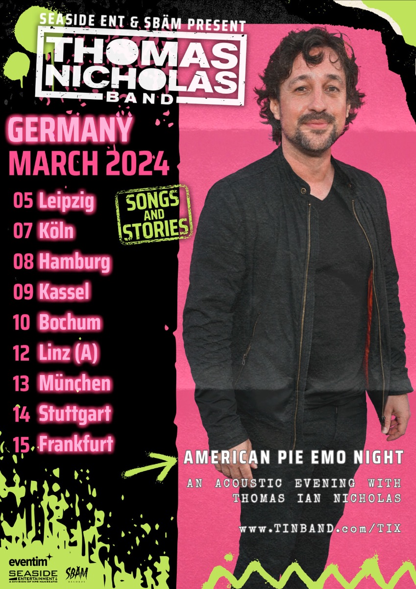 Thomas Nicholas lädt zur „American Pie“ Emo Night - musicpunch.de