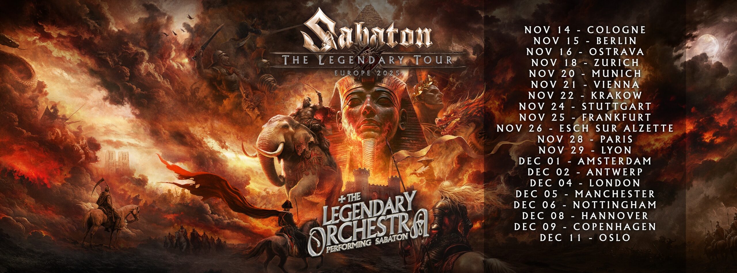 Sabaton auf „The Legendary Tour“ 2025 - musicpunch.de