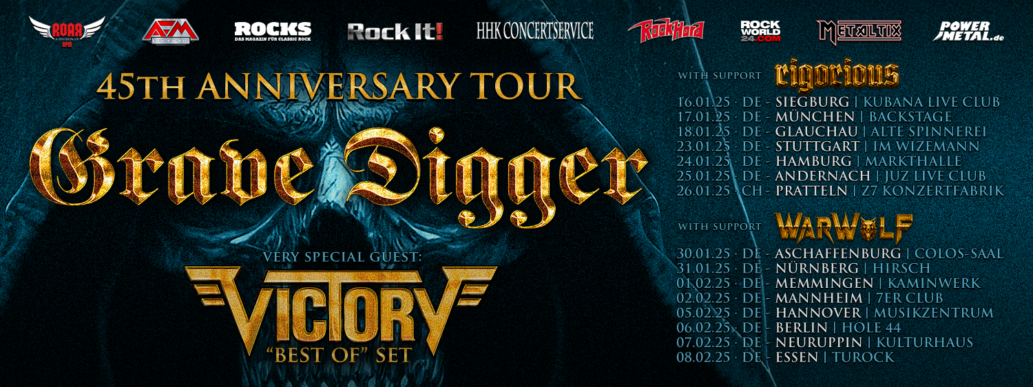 Grave Digger 45th Anniversary Tour - musicpunch.de
