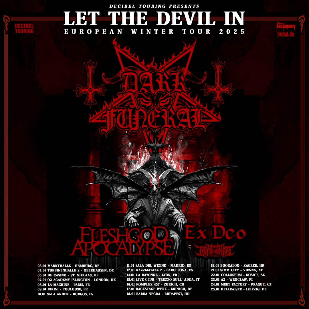 “Let The Devil in” European Winter Tour 2025 - musicpunch.de