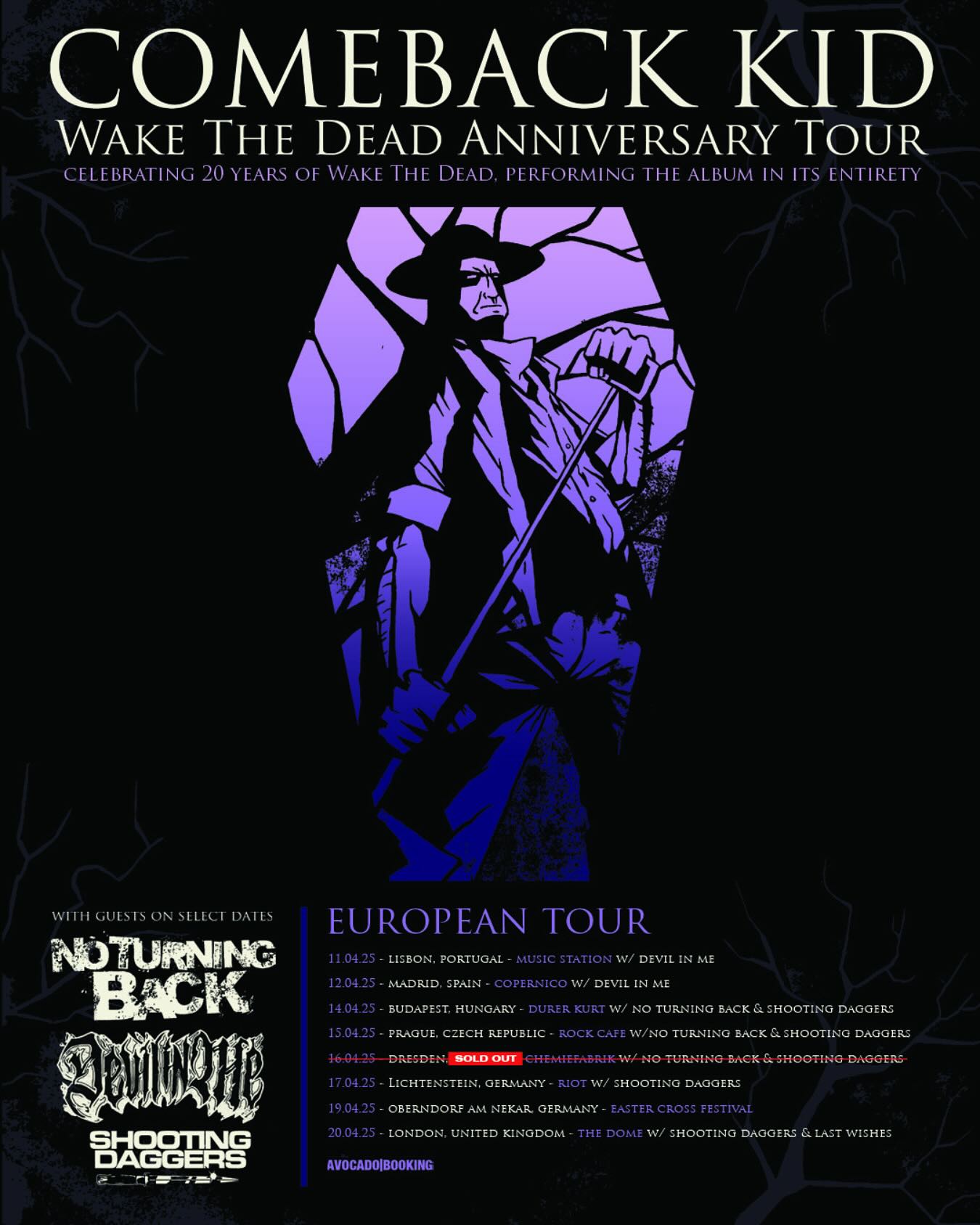 Comeback Kid auf Jubiläumstour - musicpunch.de