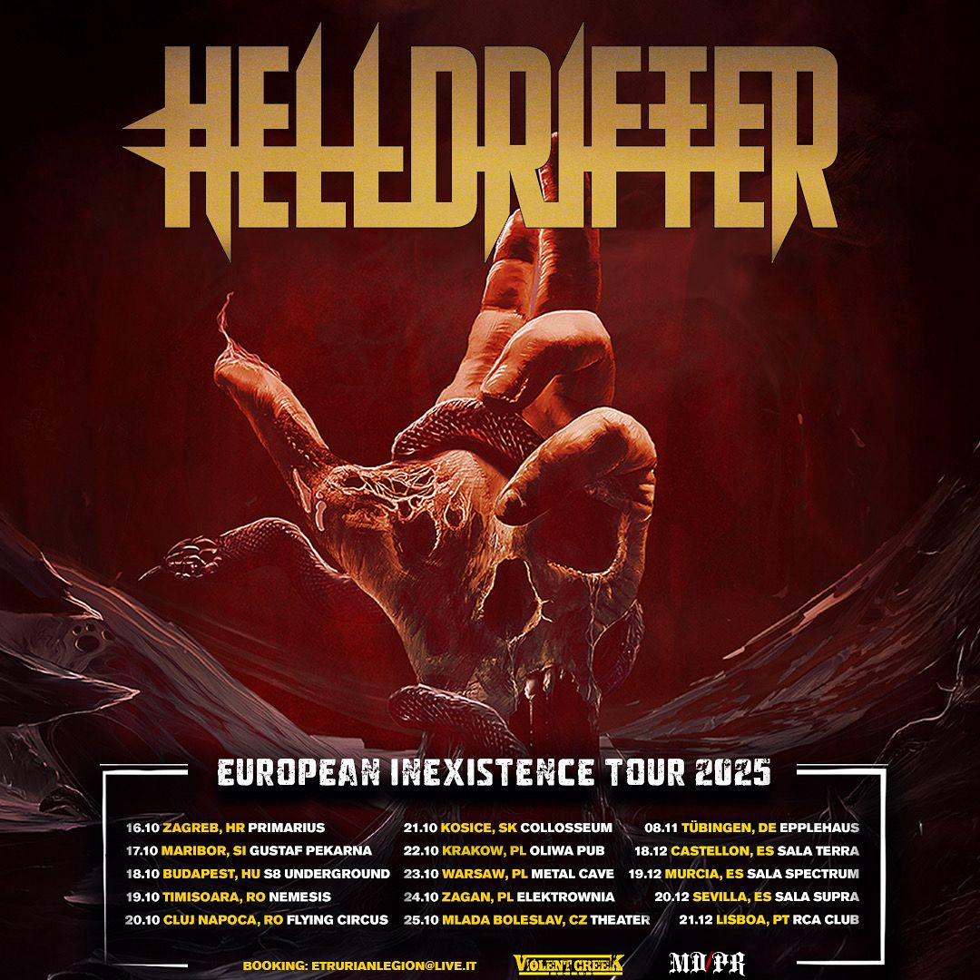 Helldrifter auf „European Inexistence“ Tour 2025 - musicpunch.de