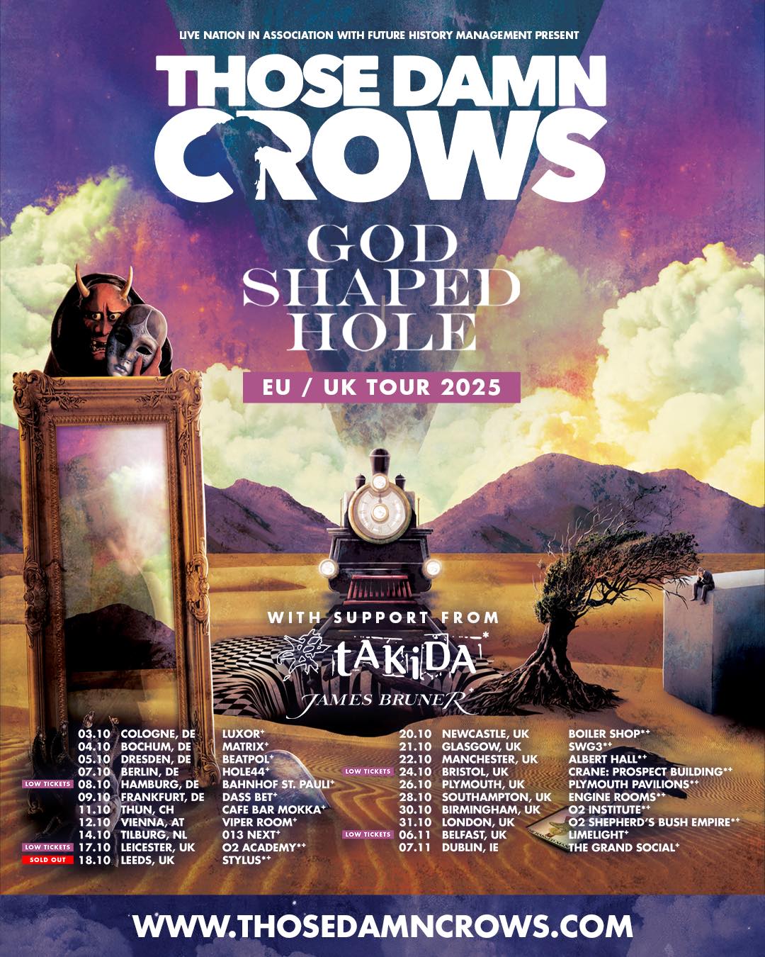 Those Damn Crows auf “God Shaped Hole” Tour - musicpunch.de
